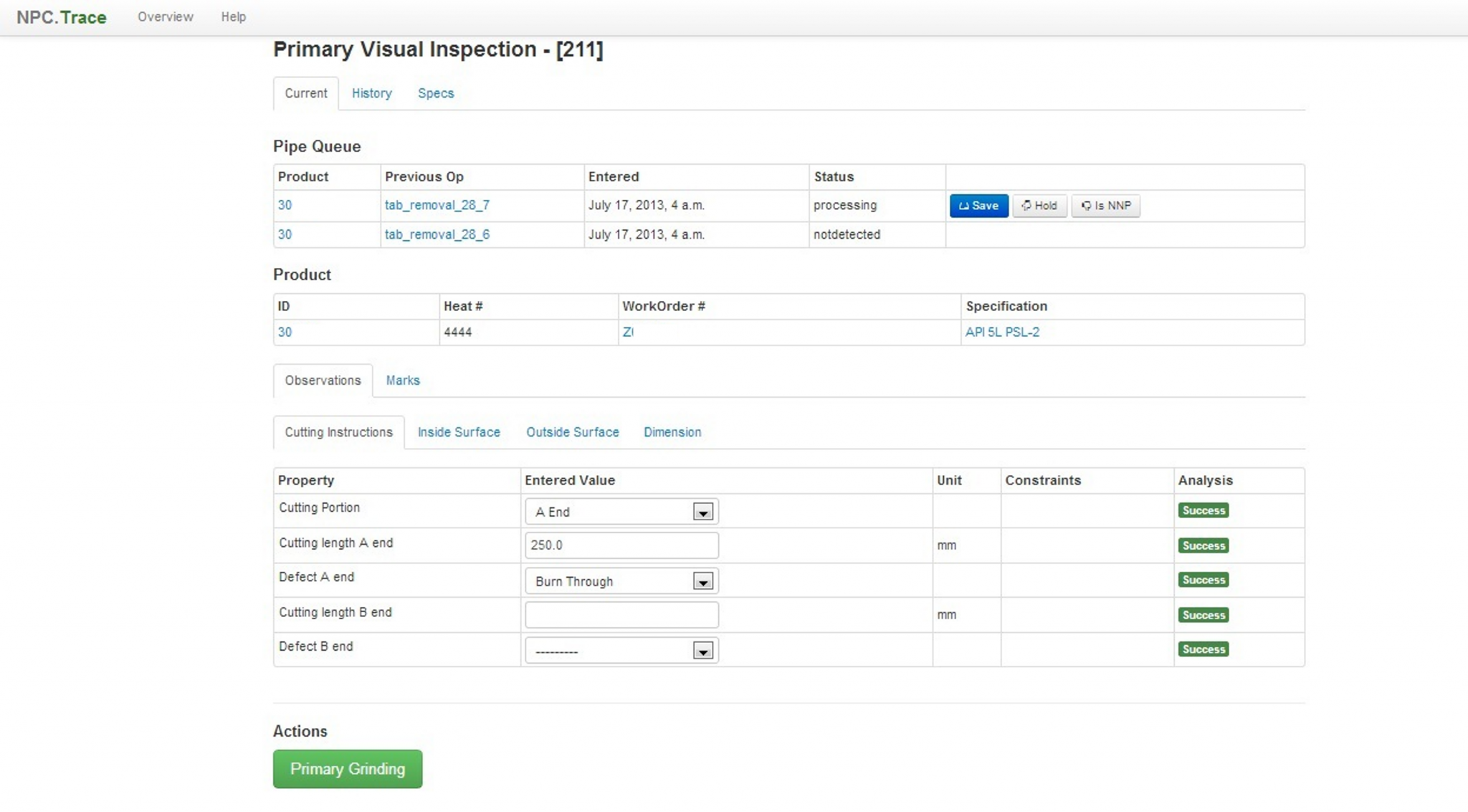Manufacturing Traceability System - RITCCO